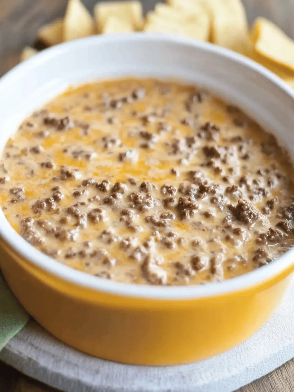 Cheesy Ground Beef Dip Your New Party Favorite Dip – Recipessin