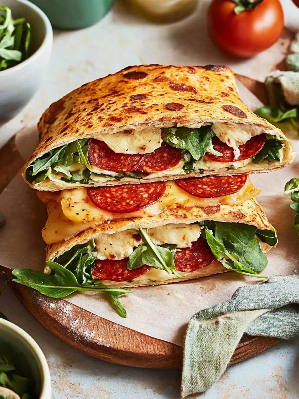 Crunchy Pepperoni Wrap: Your Ultimate Low-Carb Snack Fix – Recipessin