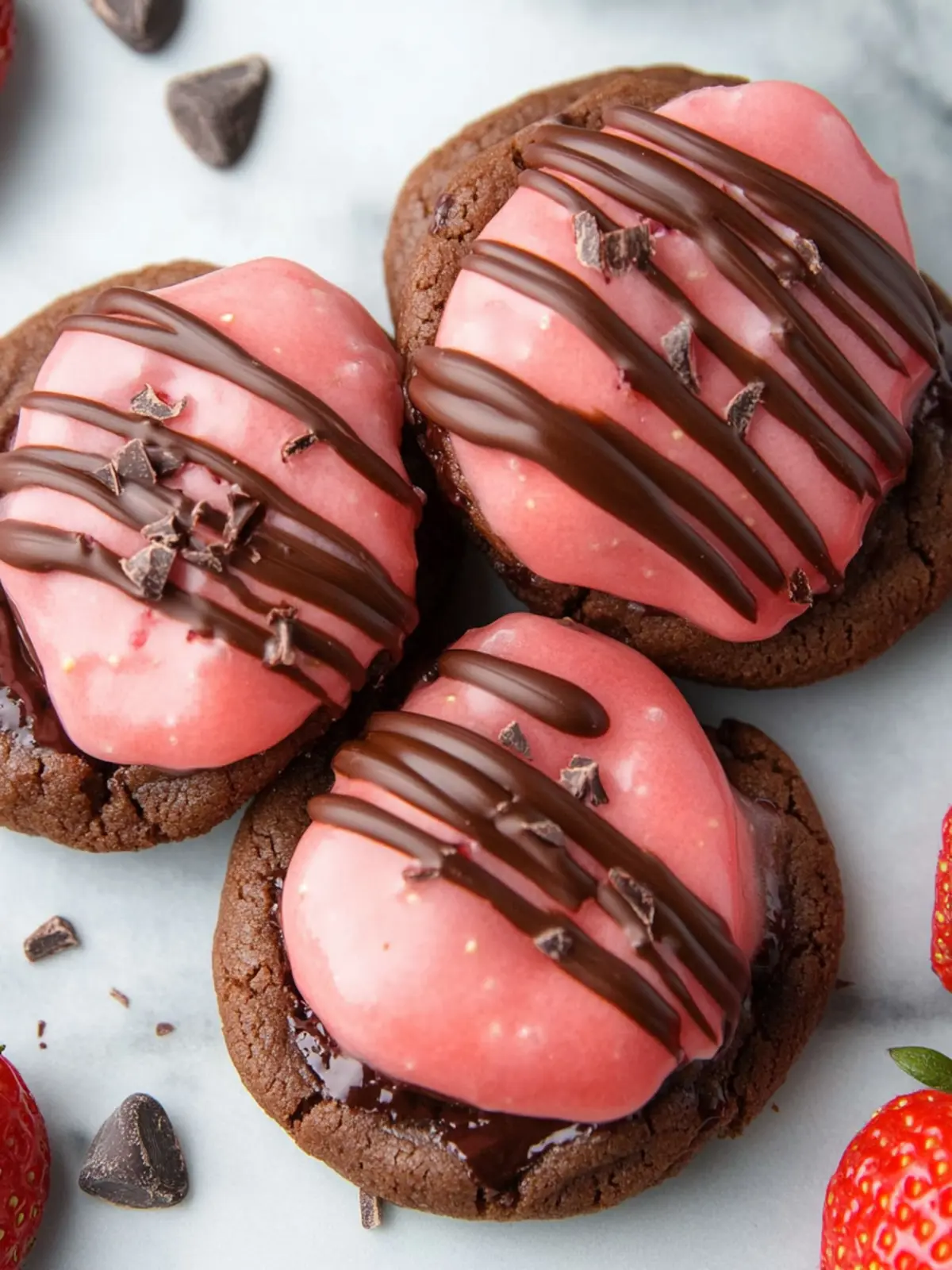 Chocolate Covered Strawberry Cookies for Sweeten Your Day – Recipessin
