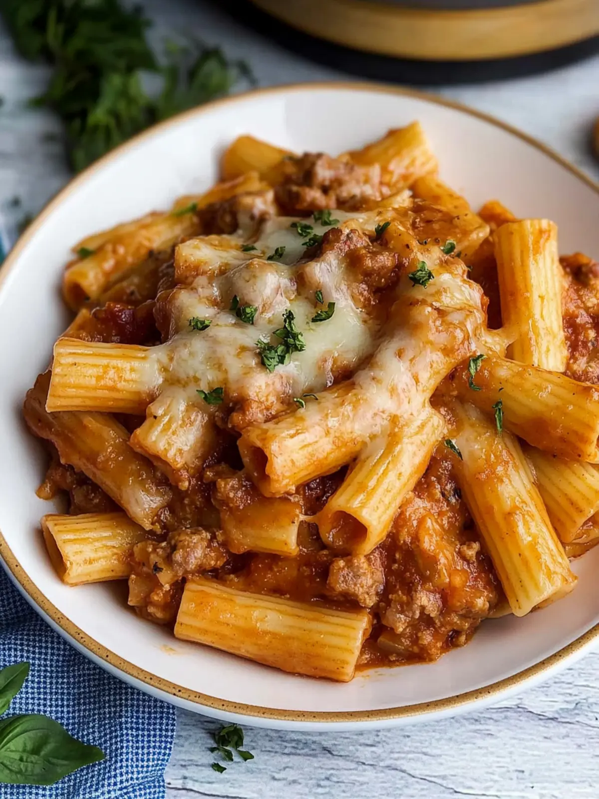 Ultimate Easy Instant Pot Baked Ziti with Meat for Cozy Nights – Recipessin