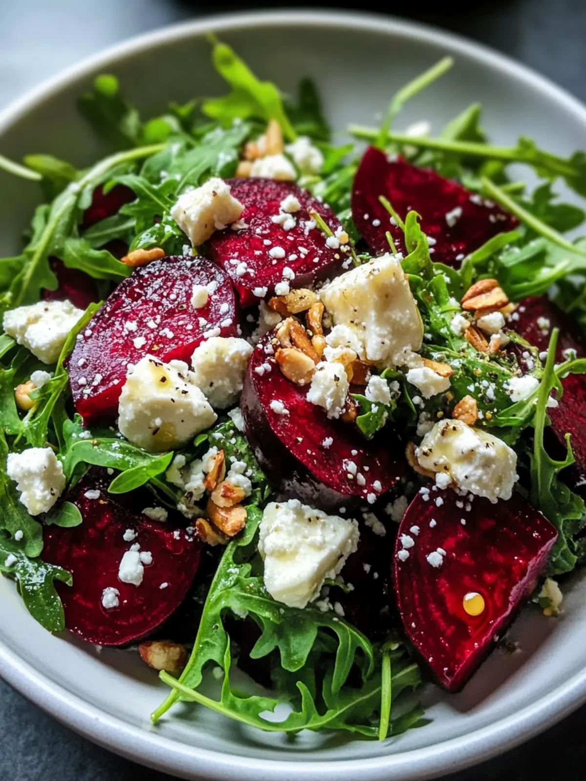 Roasted Beet Salad with Arugula and Feta for Vibrant Living – Recipessin