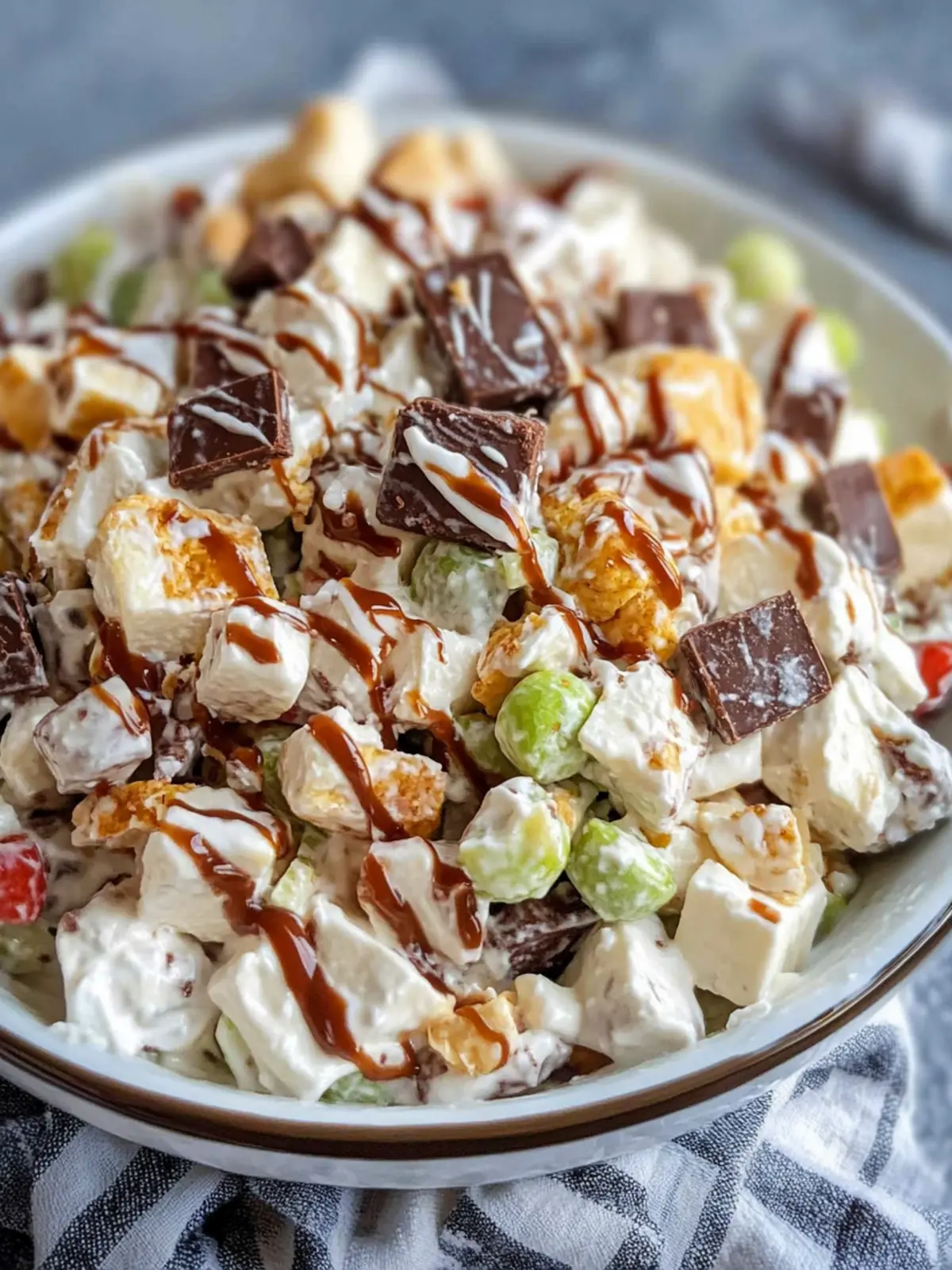 Snickers Salad: A Fun Twist on Classic Apple Salad Delight – Recipessin