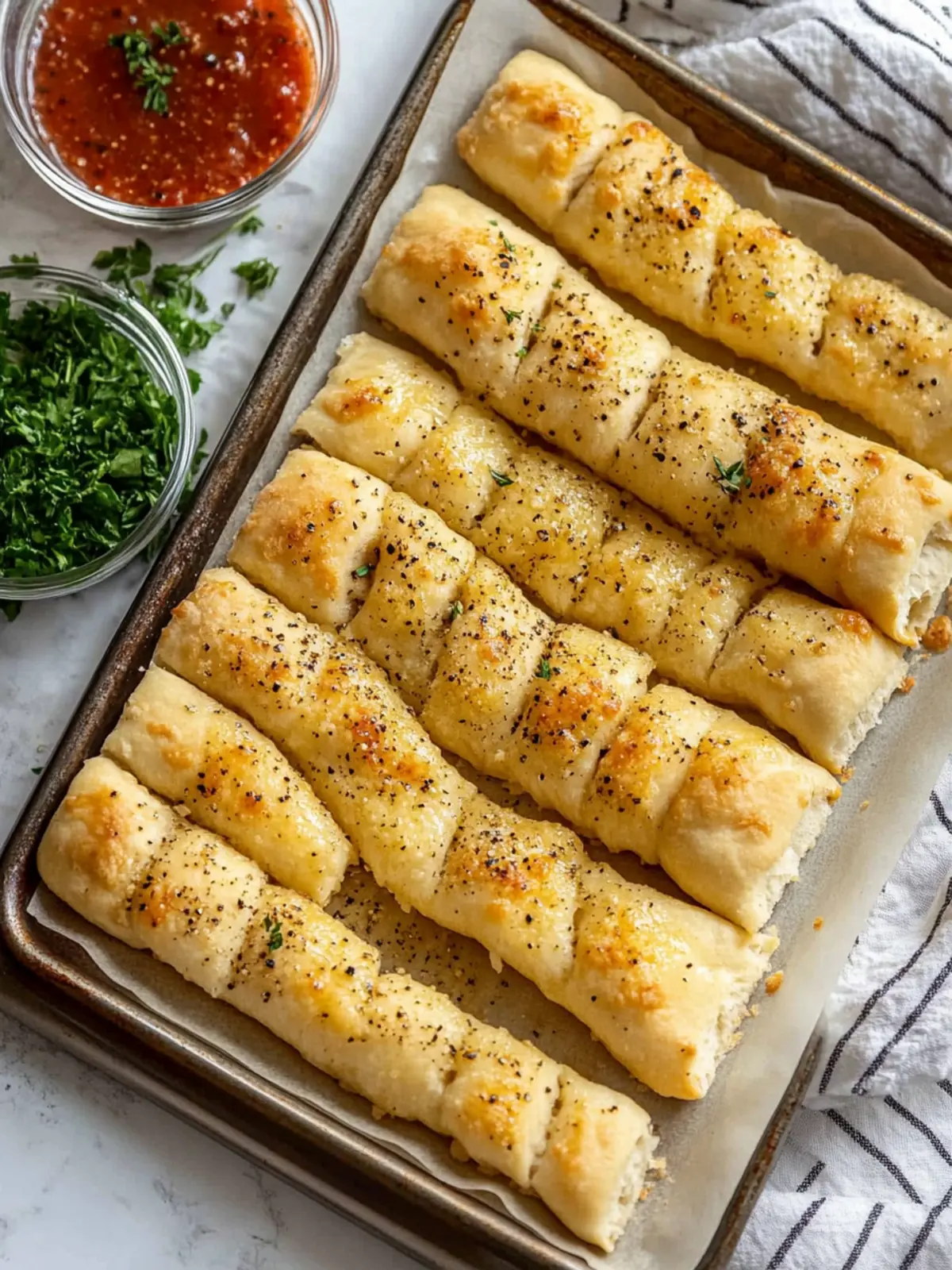 Quick & Easy Sheet Pan Breadsticks That Everyone Will Love – Recipessin