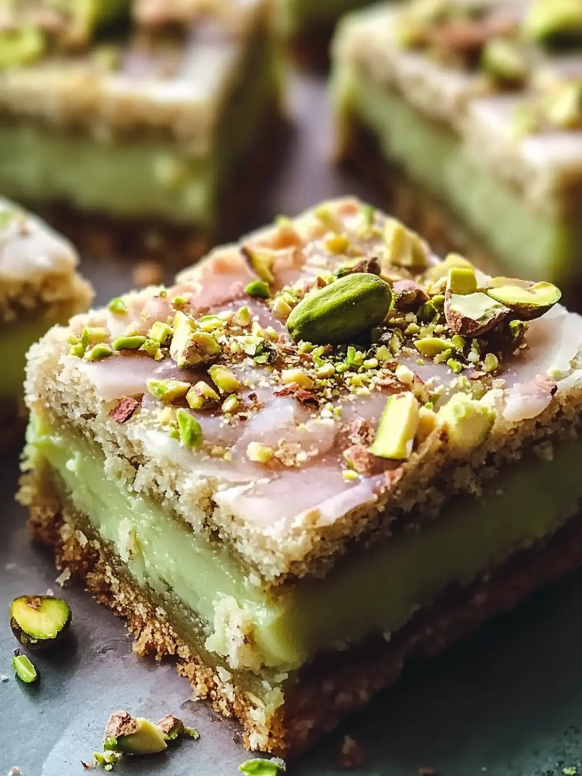 Pistachio Dream Cookie Bars: Irresistible Chewy Delights