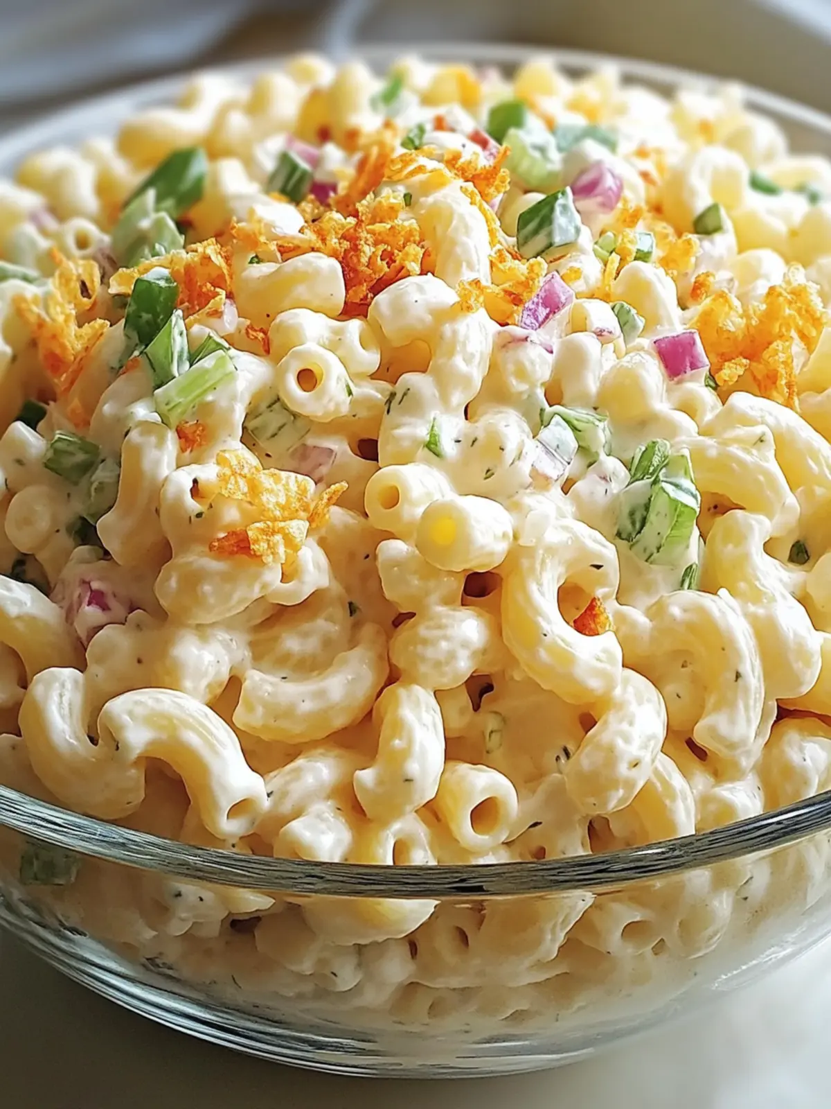Guy Fieri's Creamy Macaroni Salad – Perfect for Picnics!