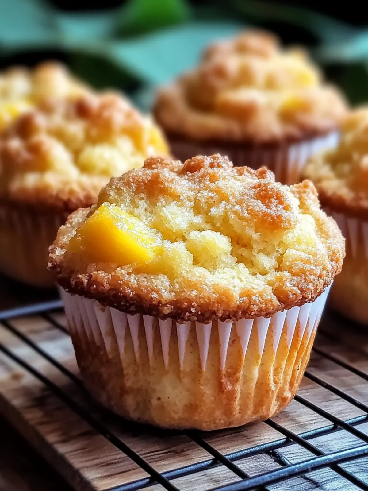 Delicious Peach Cobbler Muffins Quick and Easy Recipe to Delight